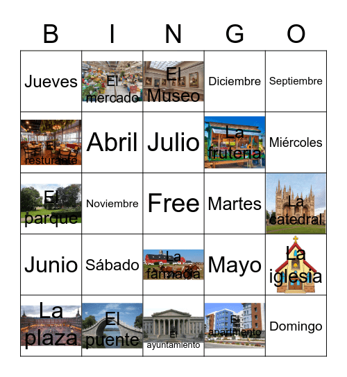 Lotería Bingo Card