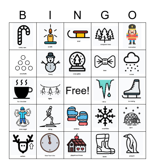 WINTER BINGO Card