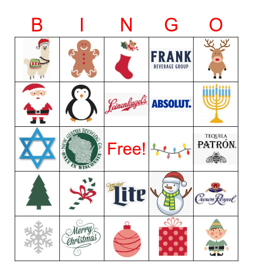 Holiday Bingo Card