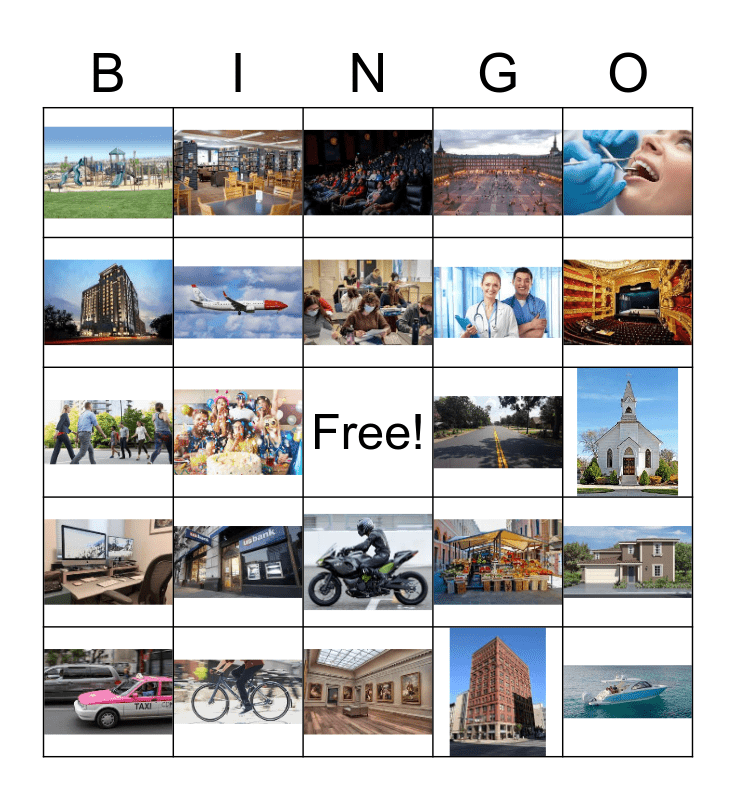 La Ciudad Bingo Card