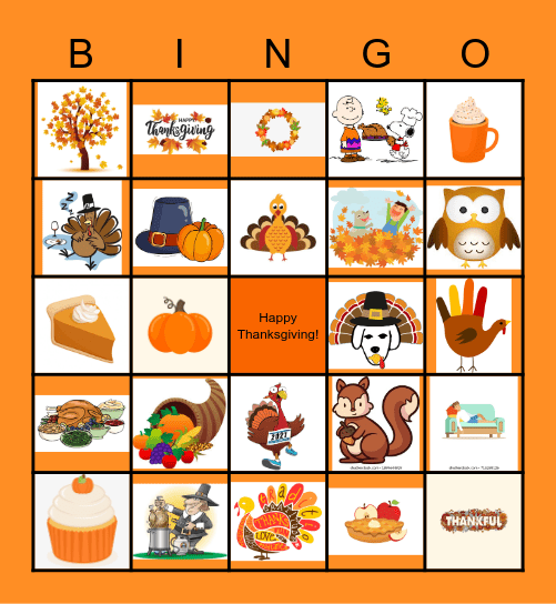 Ingram Micro Thanksgiving Bingo Card