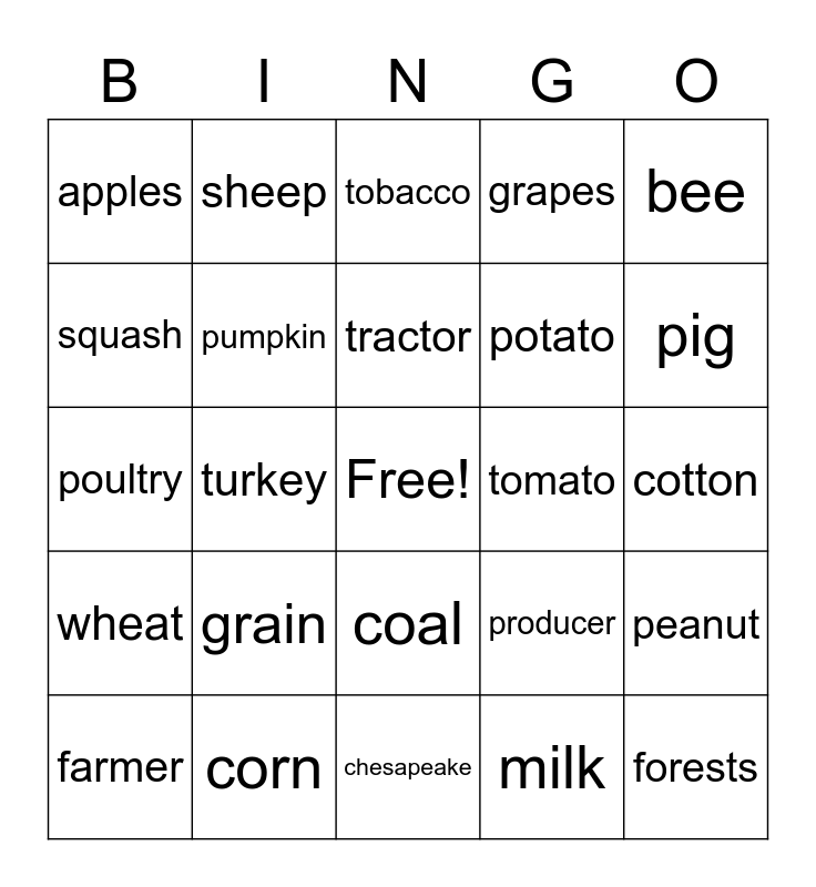 hello Bingo Card