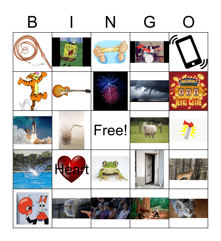 Sound Effects Bingo 2 Bingo Card