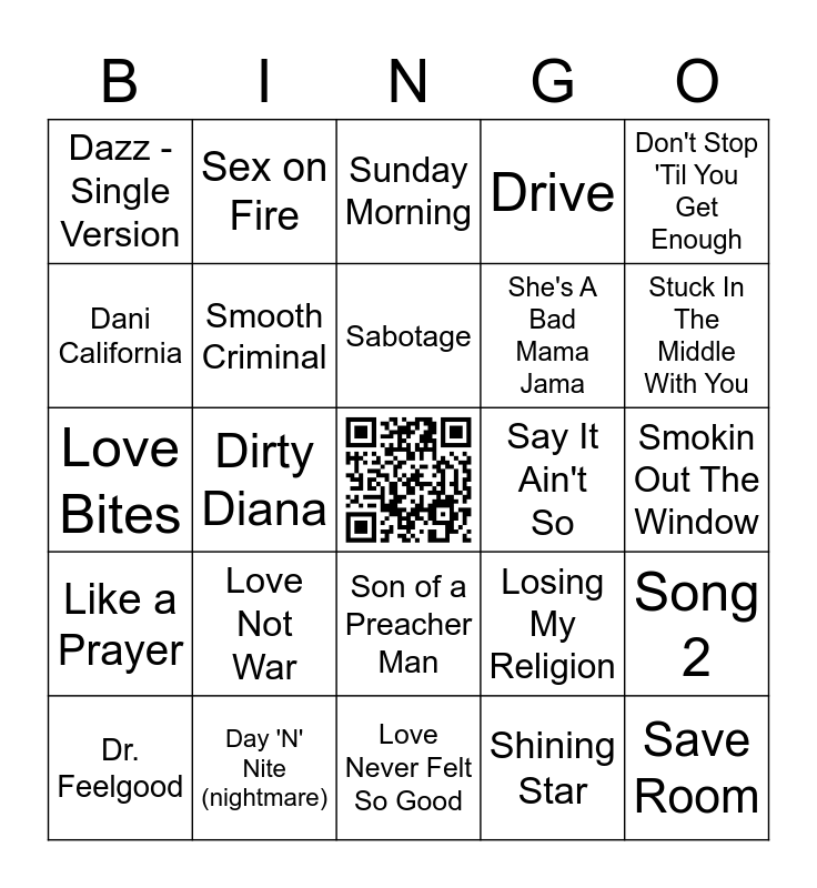 LSD Bingo Card