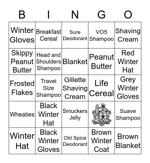 SCAVENGER HUNT Bingo Card