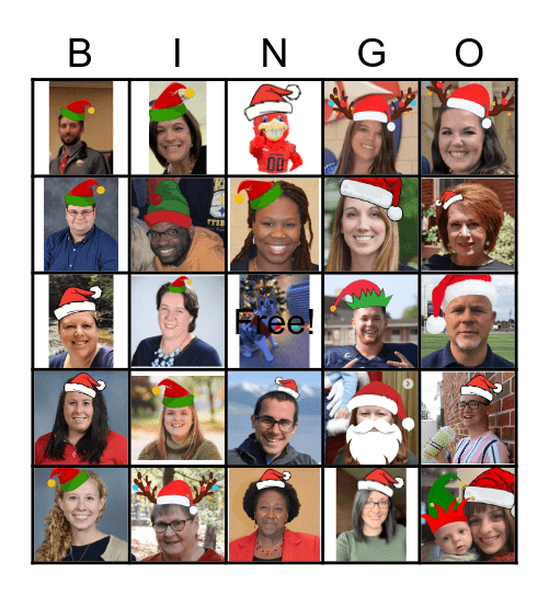 CUB Holiday Bingo Card