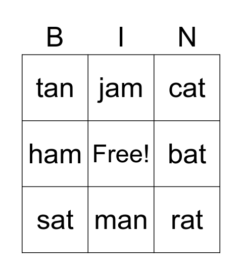 Project Read Unit 3 Jewel Box Words Bingo Card