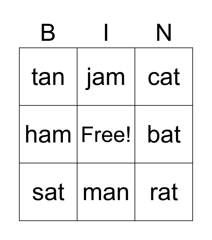 Project Read Unit 3 Jewel Box Words Bingo Card