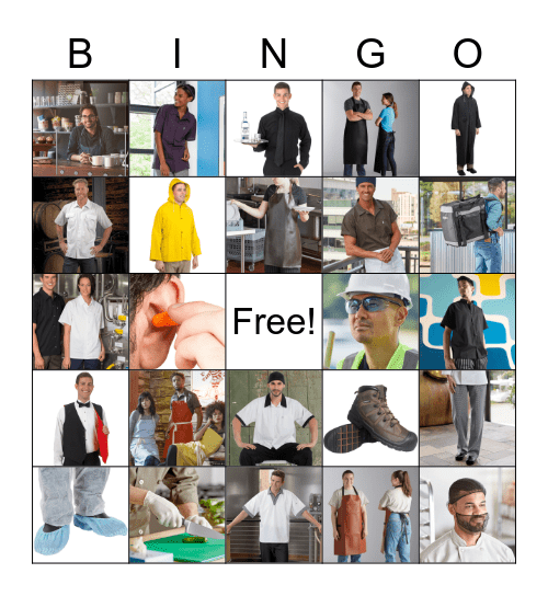 Web Models & Fashion Bingo Card