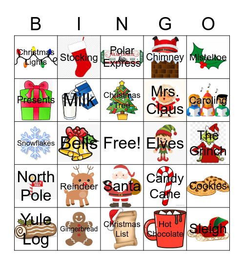 Christmas Bingo Card