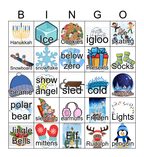 Winter 2025 Bingo Card