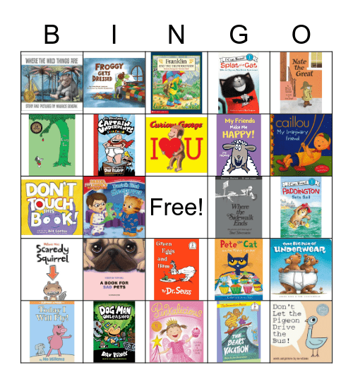 BOOK BINGO Card