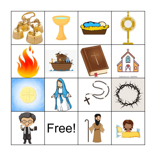 Catholic Schools Week Bingo Card