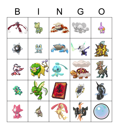 Turtle's Shiny Bingo 2023 Bingo Card