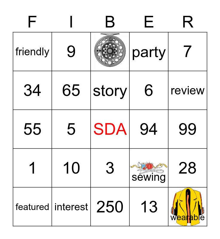 SDA Membership Drive Card 1 Bingo Card