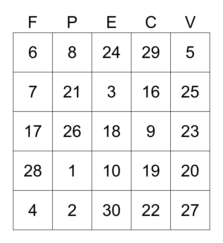 LIT CANNABIS BINGO Card