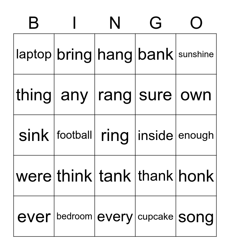 Ruby in Her Own Time Bingo Card