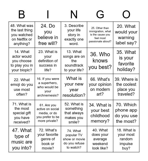 NAKASEC Staff Meeting January 2023 Bingo Card