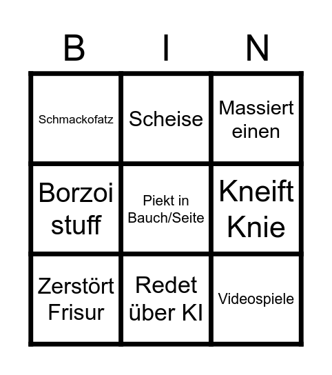 Bengo Bingo Card