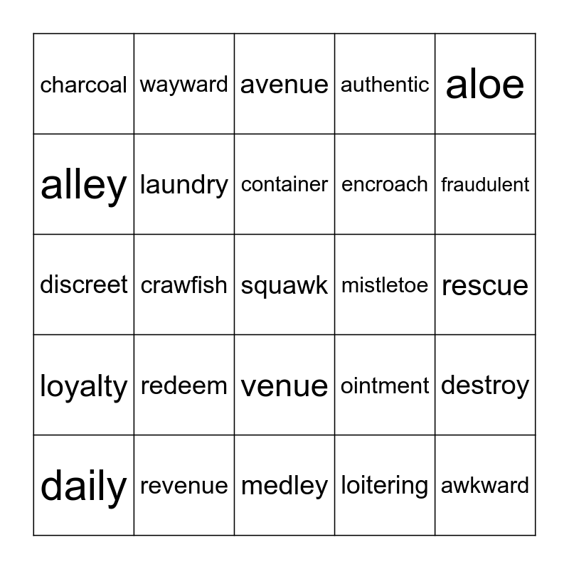 B3 Vowel Team BINGO Card