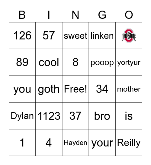 Band Bingo! Bingo Card