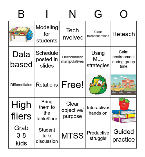 Small groups ? BINGO!!! Bingo Card