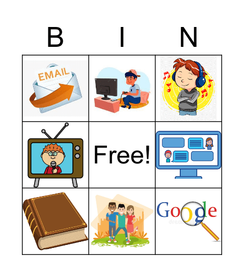 Qué te gusta hacer Bingo Card