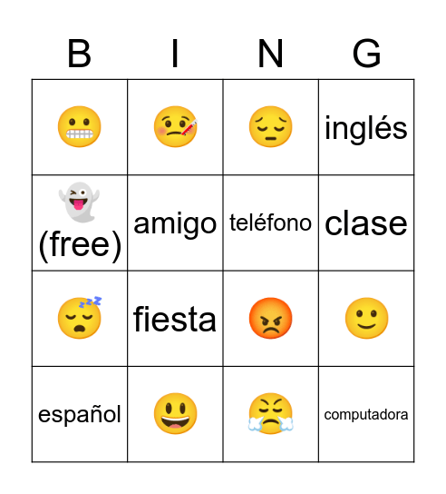 ¿Cómo estás? Bingo Card