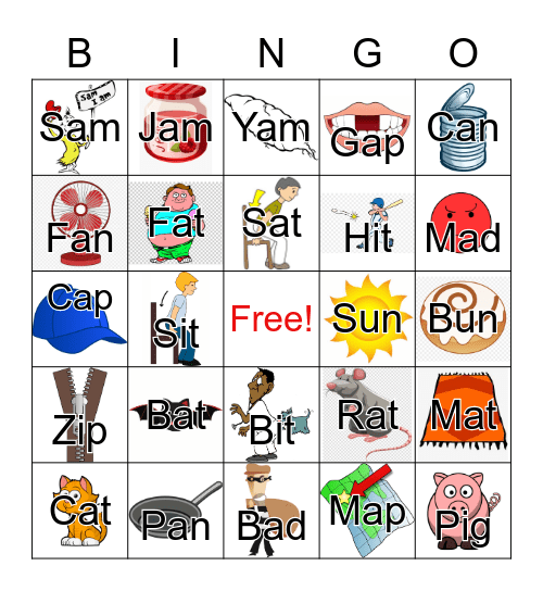 At - Am - Ad Bingo Card