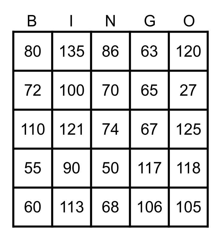 Angle Pairs from Parallel Lines/Transversal Bingo Card