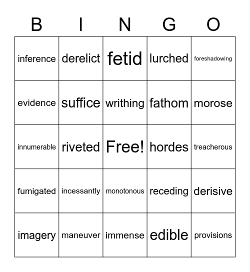Three Skeleton Key Vocabulary Review Bingo Card three-skeleton-key-vocabulary-review-bingo-card