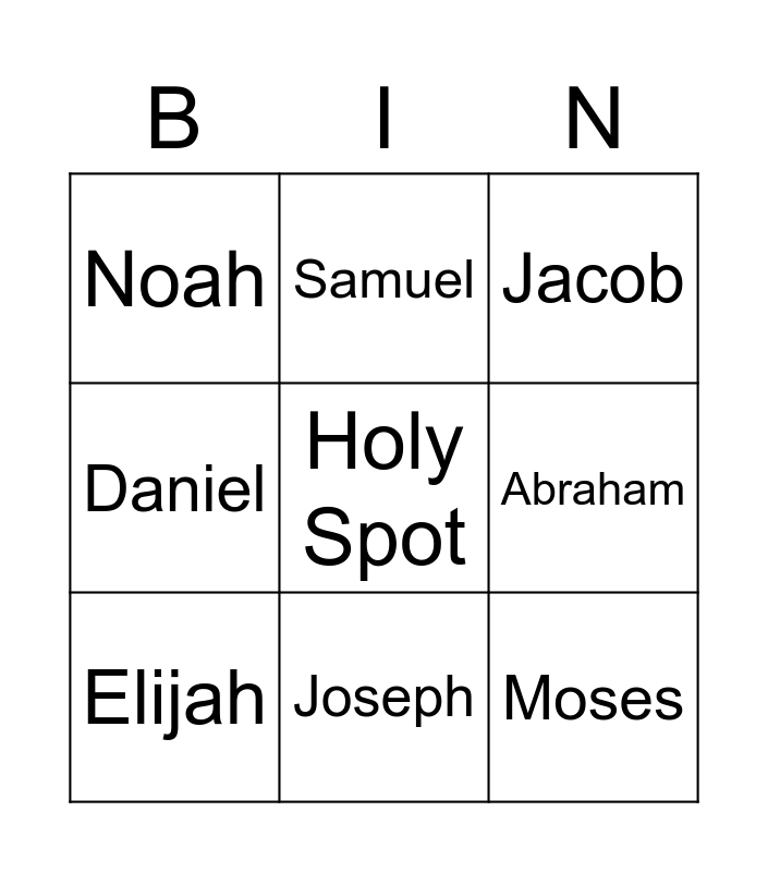 Do You Hear What I Hear Bingo Card