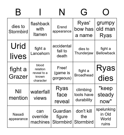 Frothing at the mouth for meta implications [COTM] Bingo Card