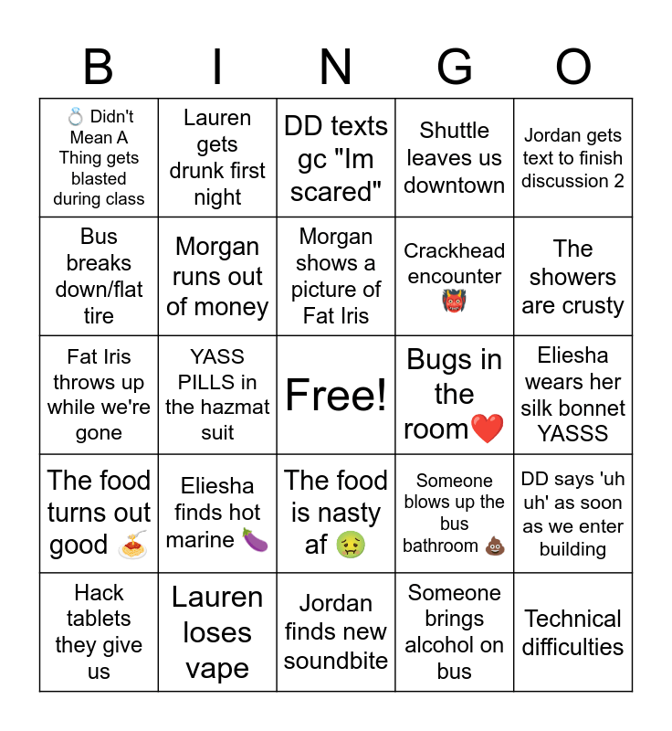 Tiny Town 2023 Bingo Card