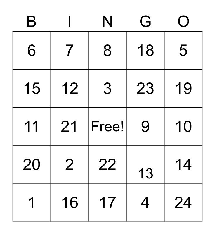 The ULTIMATE Bingo Card