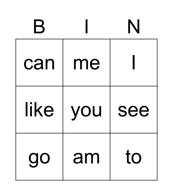 Adan Bingo Card