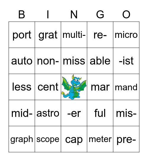 Open Court 3 - Unit 5 & SIPPS Challenge Bingo Card