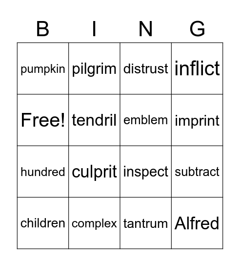 Coding Bingo! Bingo Card