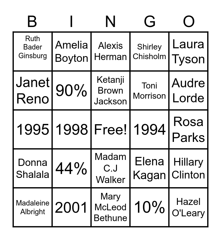 Cups & Community! Bingo Card