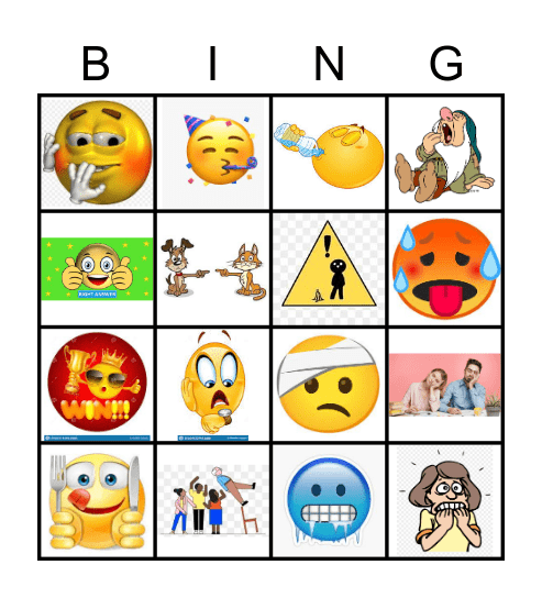 Tener Expressions Bingo Card