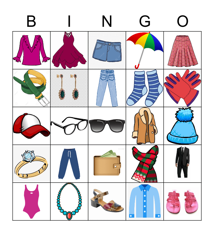 LA ROPA Bingo Card