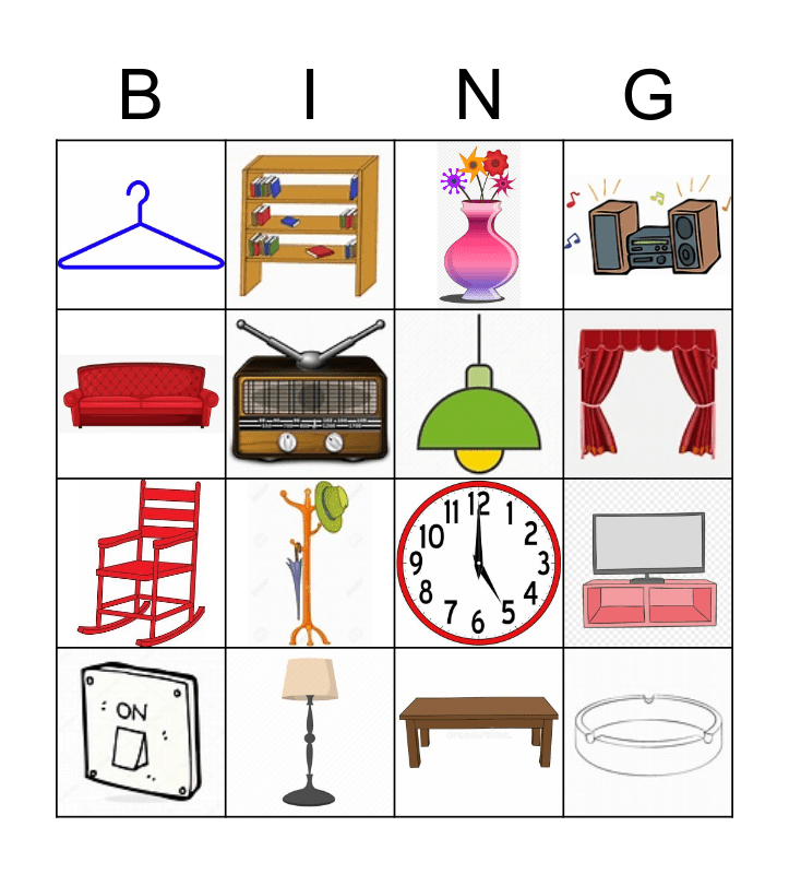 The Living Room Bingo Card