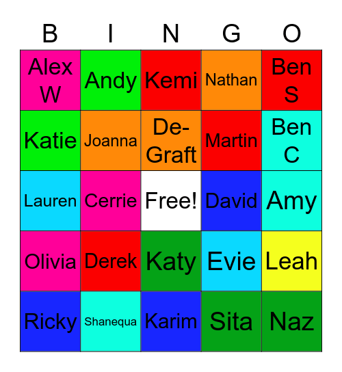 01 Layfield Bingo Card