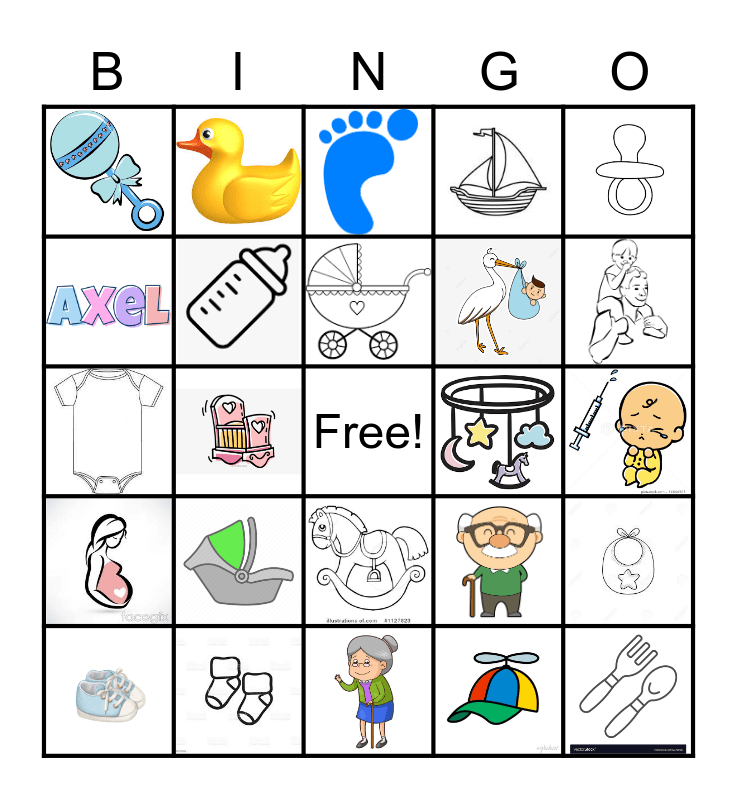 baby AXEL Bingo Card