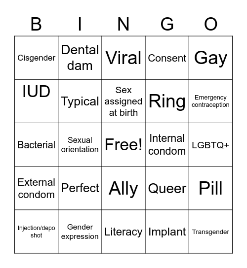 Quest 7th grade review Bingo Card