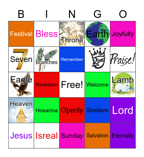 Palm Sunday Everyday Bingo Card
