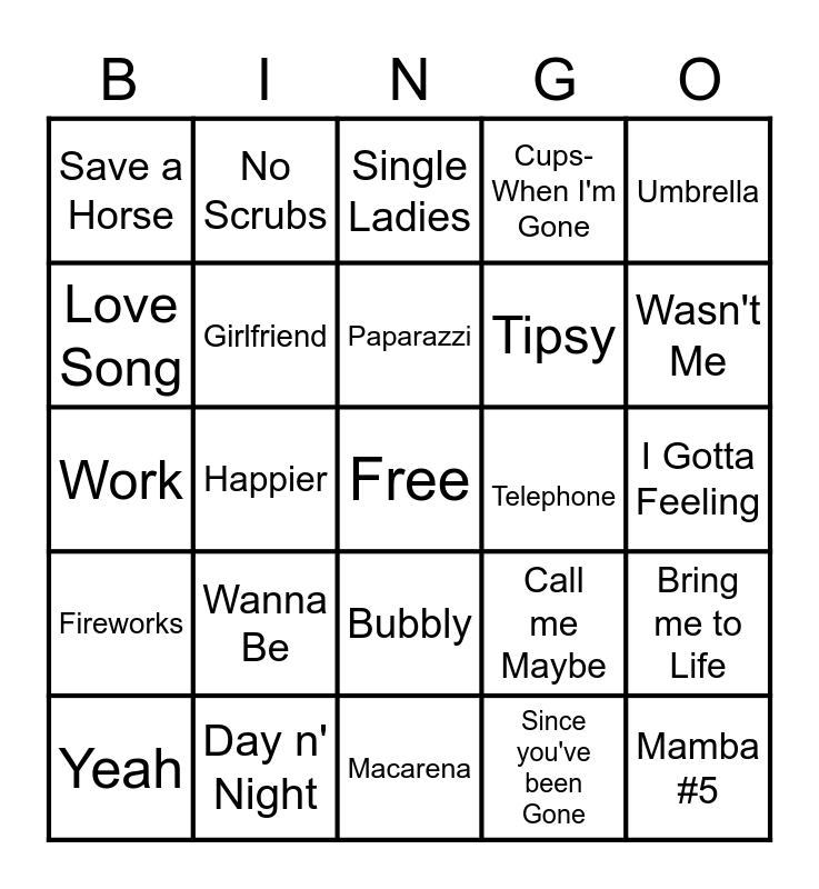 Untitled Bingo 4-05 Round 2 Bingo Card