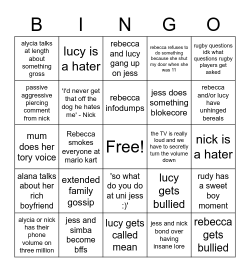 Bingo Card bingo-card
