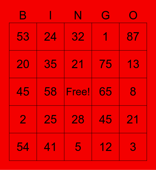 333 South Wabash Bingo Card