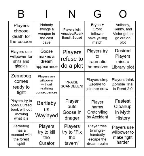 DREAM CAST BINGO v2 Bingo Card